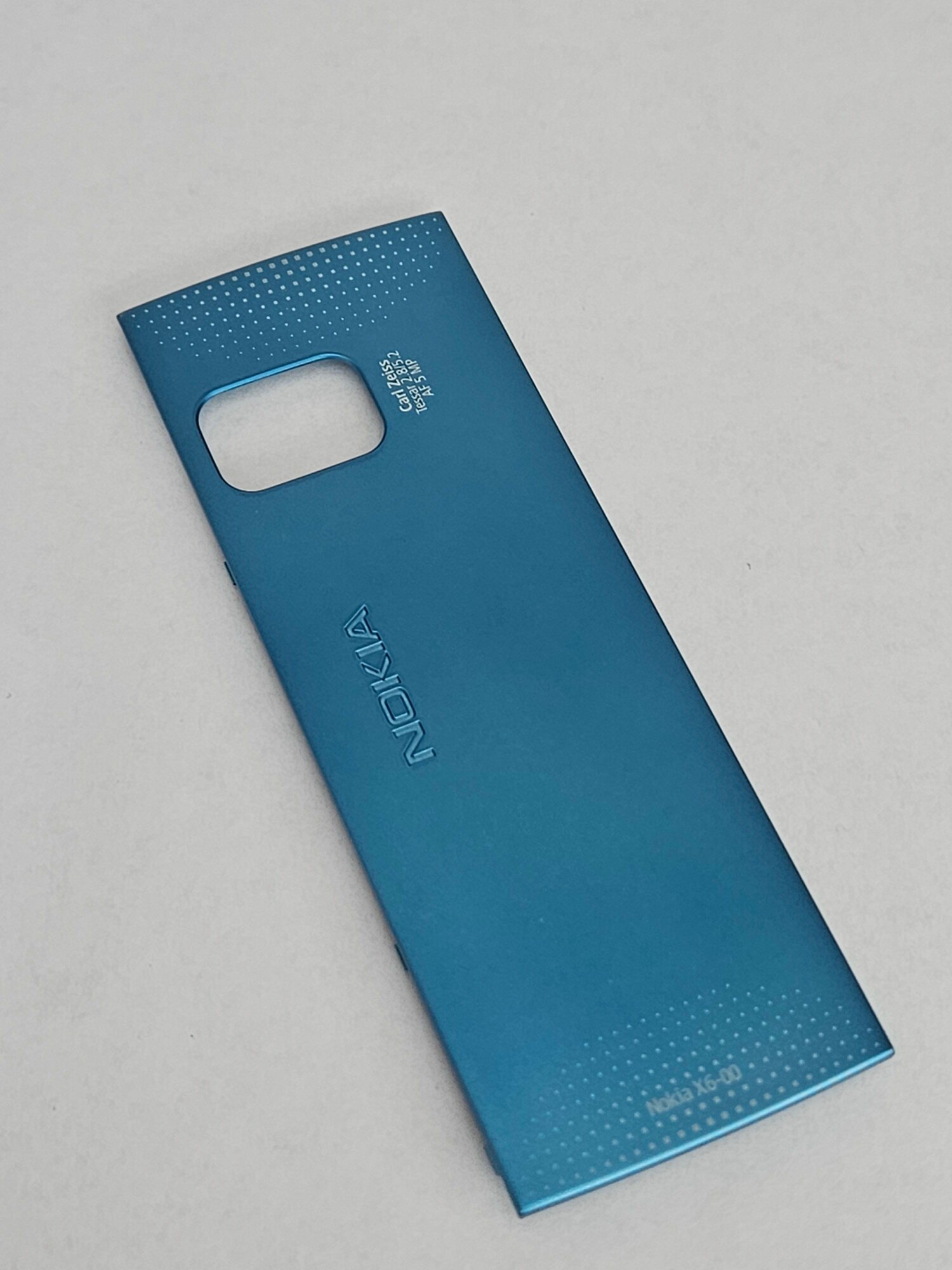 Крышка аккумулятора для Nokia X6 (цвет - azure) orig, p/n: 0257840