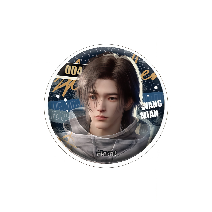CHENGUANG M G 'Zhan Shen Zhi Веер Chen Shen Yuan Animation Рассвет'S Eve Collection Холодный Жестяной' Значки