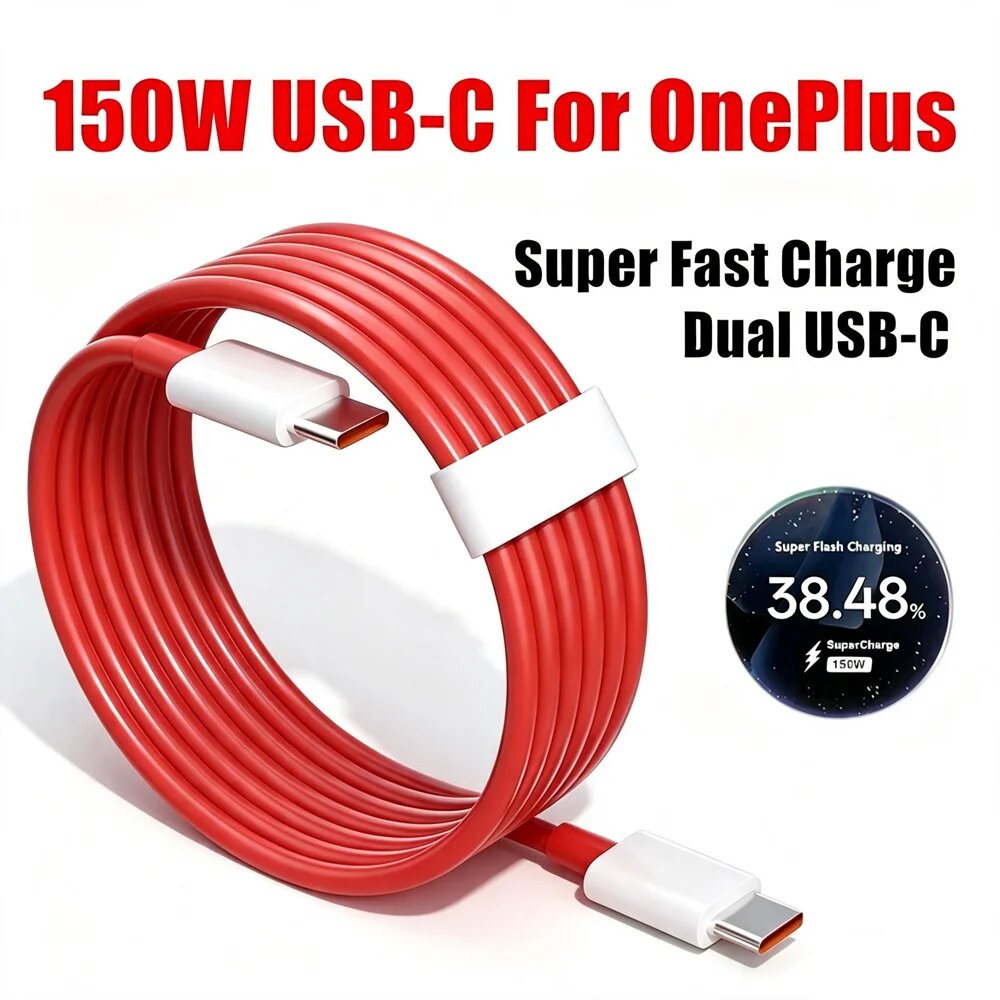 Кабель USB-C 65W 150W для OnePlus 1.5m