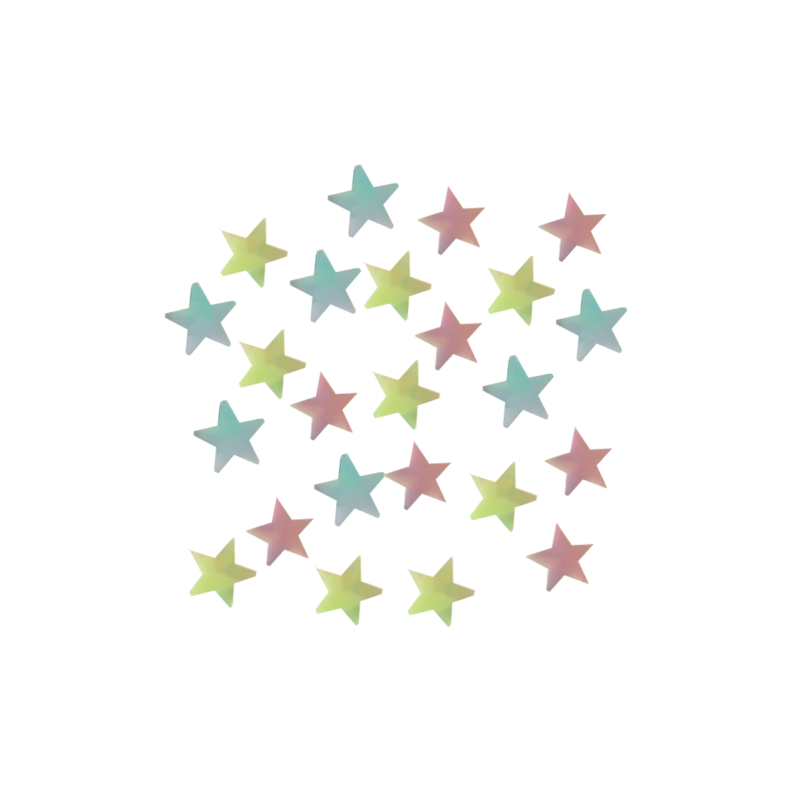 OUYILIAN Glow In The Dark Starry Sky Ceilings, Fluorescent 3D Fun Cartoon DIY Creative Stickers