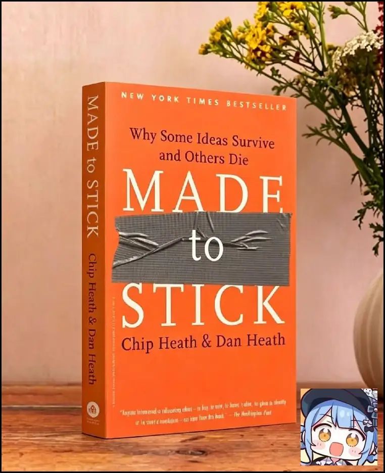 Книга Made to Stick Chip Heath & Dan Heath о запоминающихся идеях, мягкая обложка, английский язык