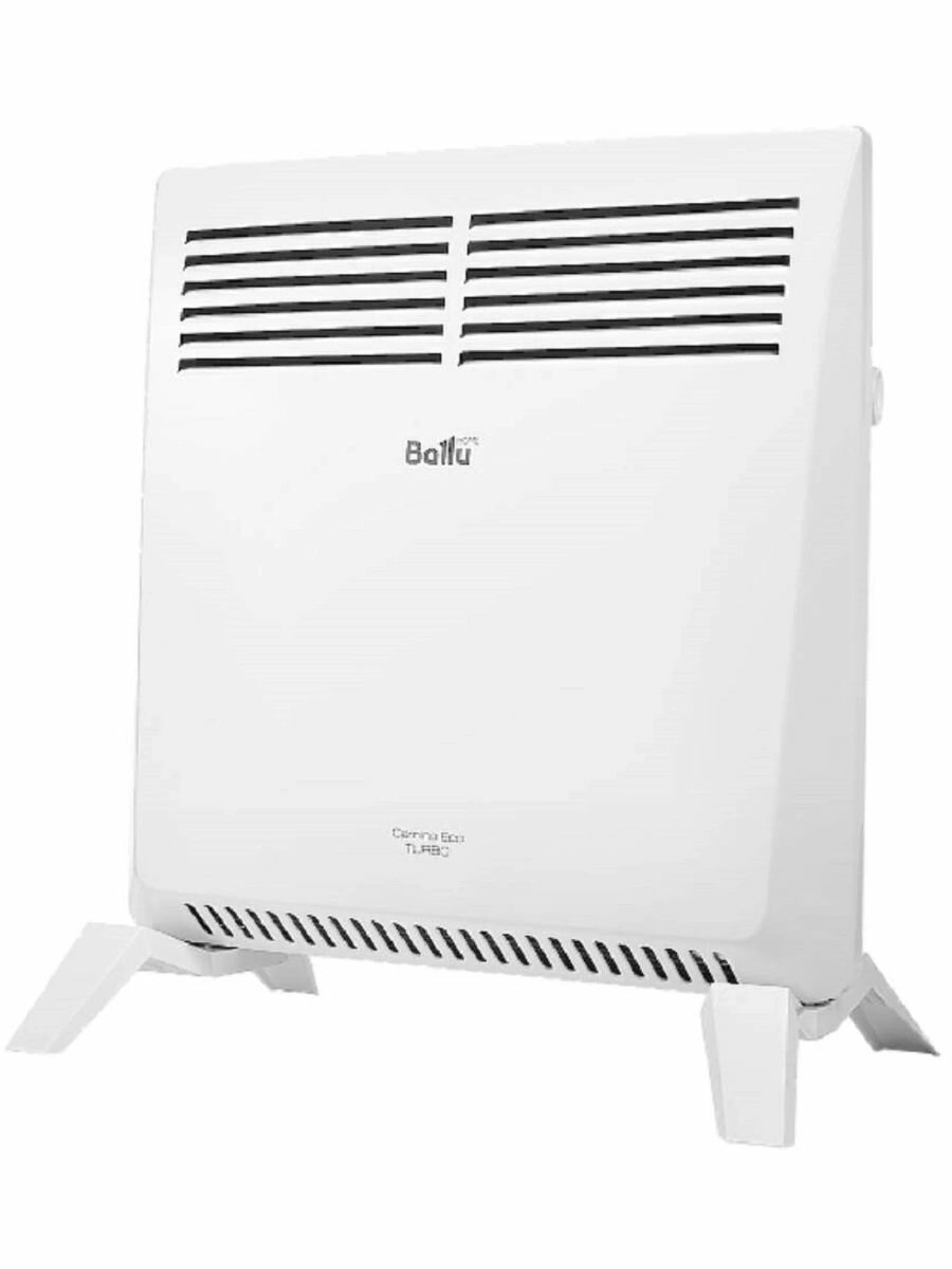Конвектор Ballu Camino Eco Turbo BEC/EMT-1000, 1000Вт, с терморегулятором, белый