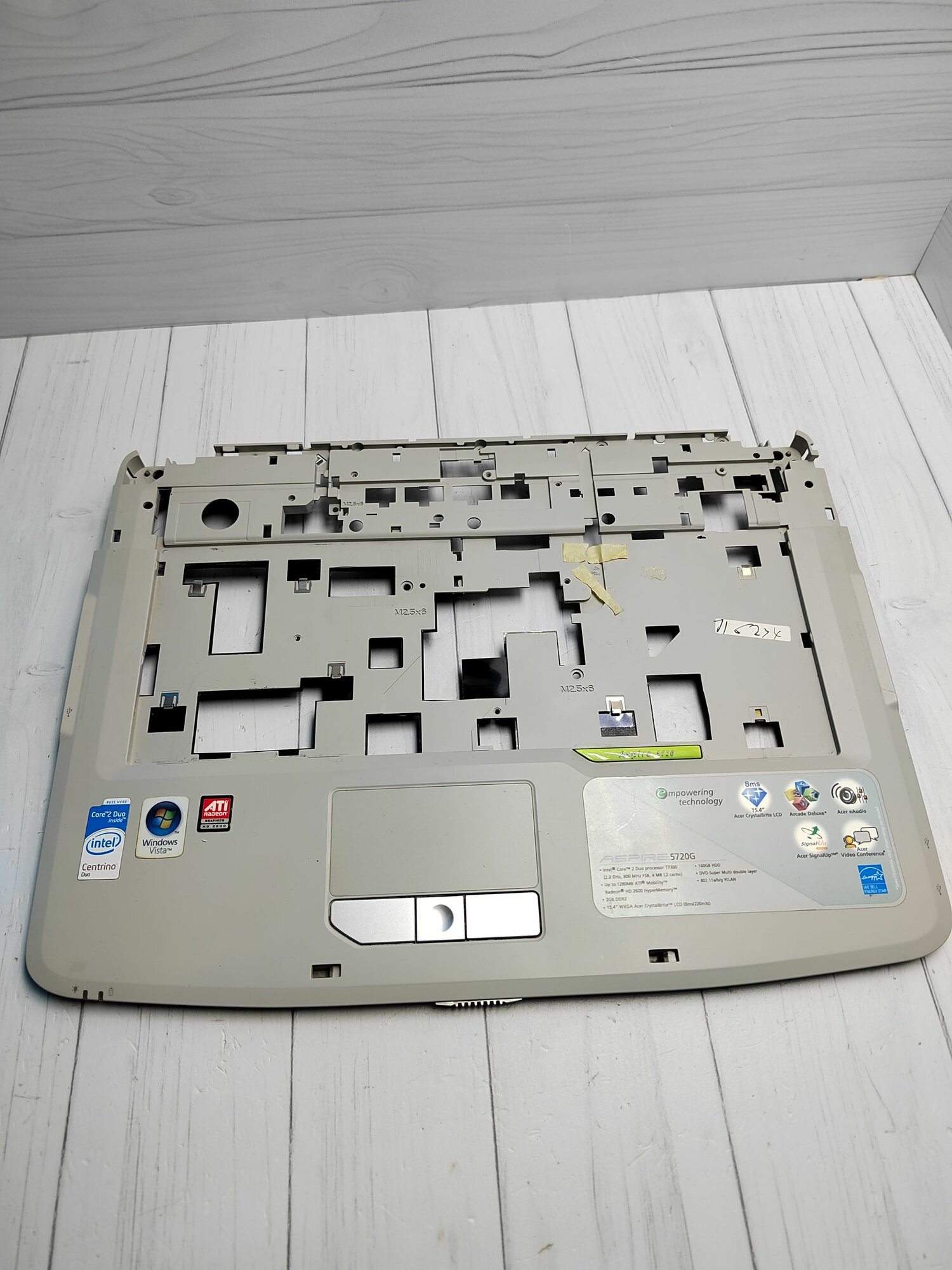 Верхняя часть ноутбука (топкейс) Acer Aspire 5315. Заводской 0ригинал.