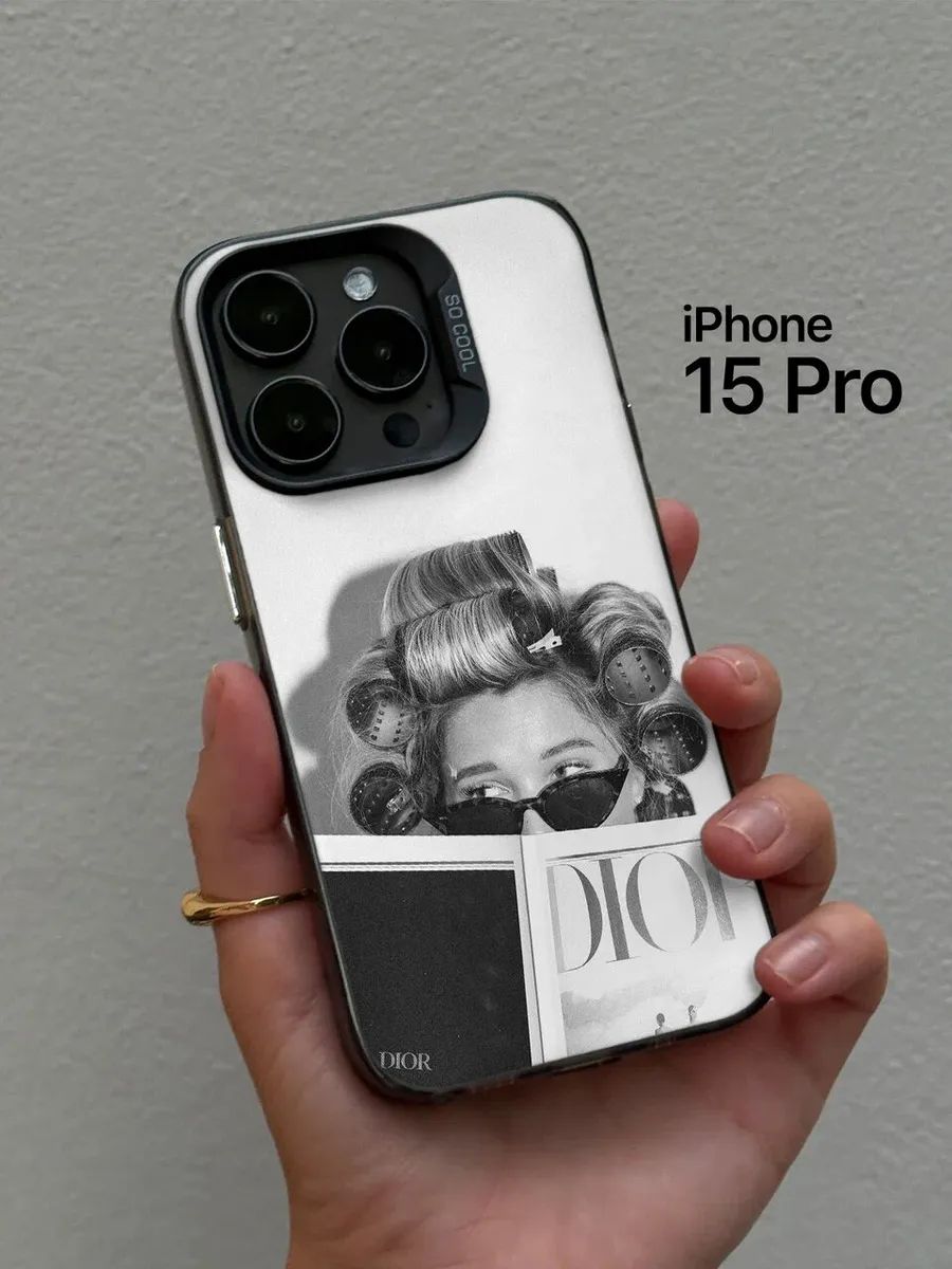Чехол на Iphone 15 Pro диор