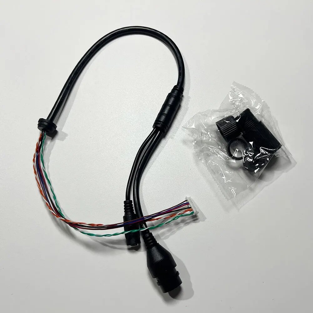 Кабель Ethernet LAN PoE RJ45 12-контактный для IP-камер Dahua