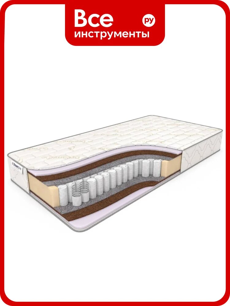 Матрас Dreamline Classic +15 TFK х/б жаккард, 100х180 см, нестандарт, серия Classic ЦБ000213667