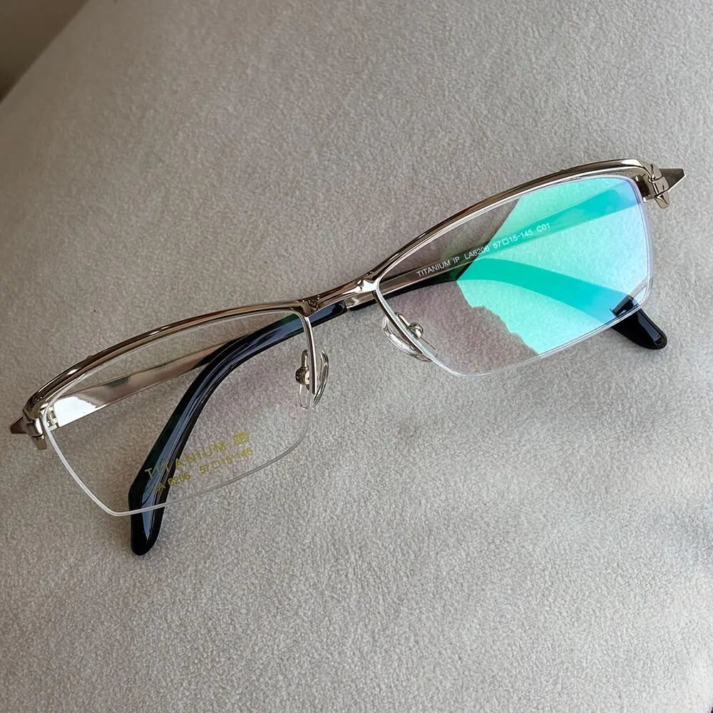 Мужские оправы OOBRANDOO LA6206, титан, light gold