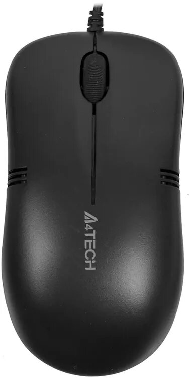 Мышь проводная A4TECH OP-560NUS, оптическая, USB, 1200dpi, черный