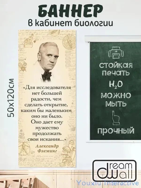 Плакат, 120 см х 50 см