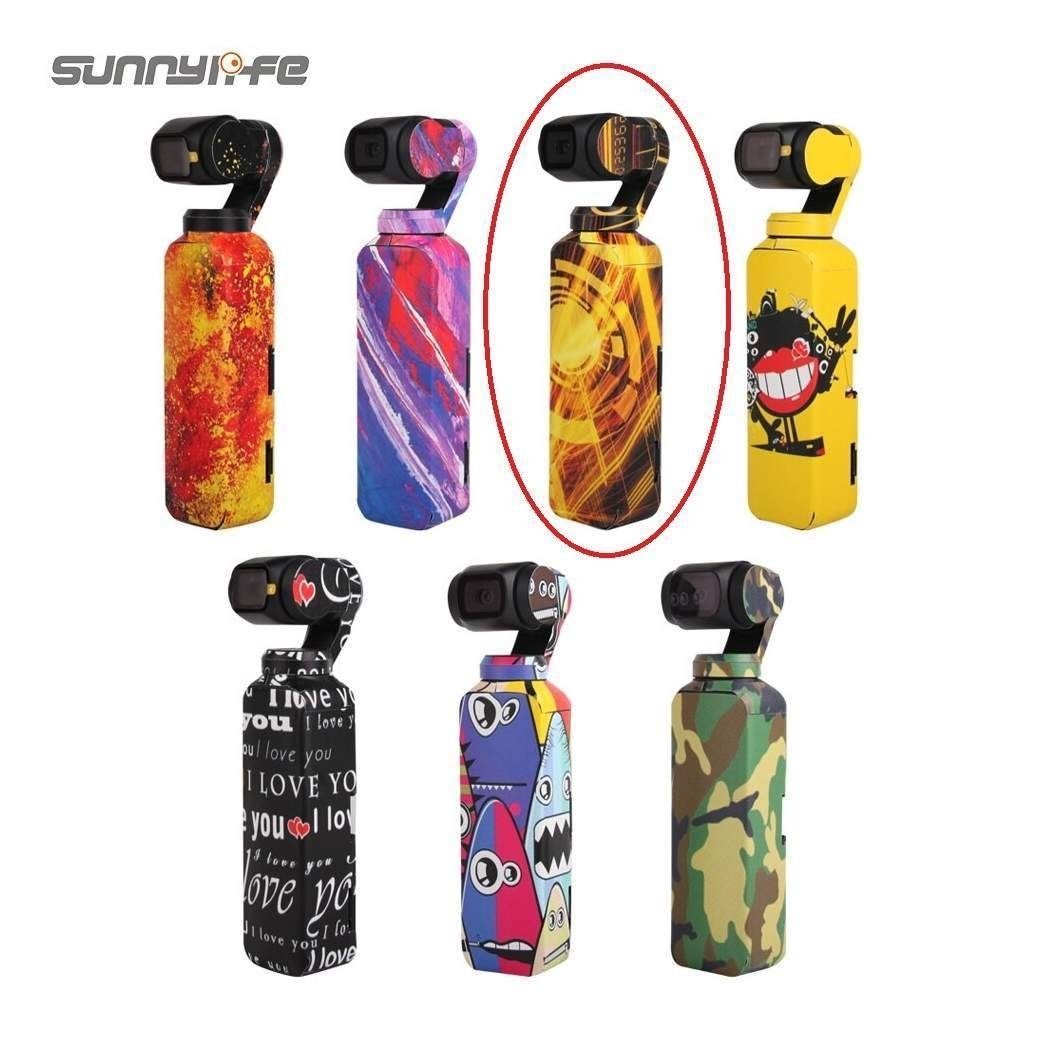 Наклейки Sunnylife 3M для ручного стабилизатора DJI OSMO Pocket Gold