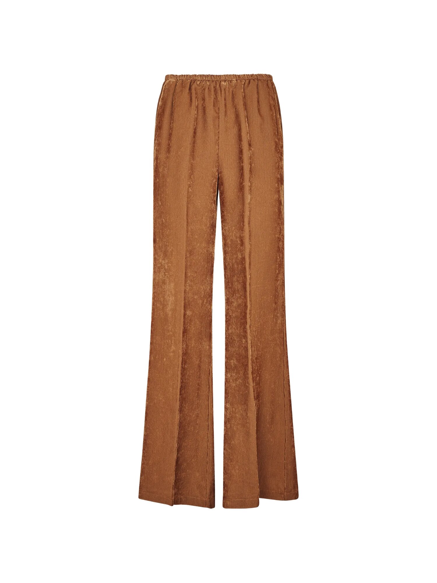 Брюки Ribbed-knit velvet trousers