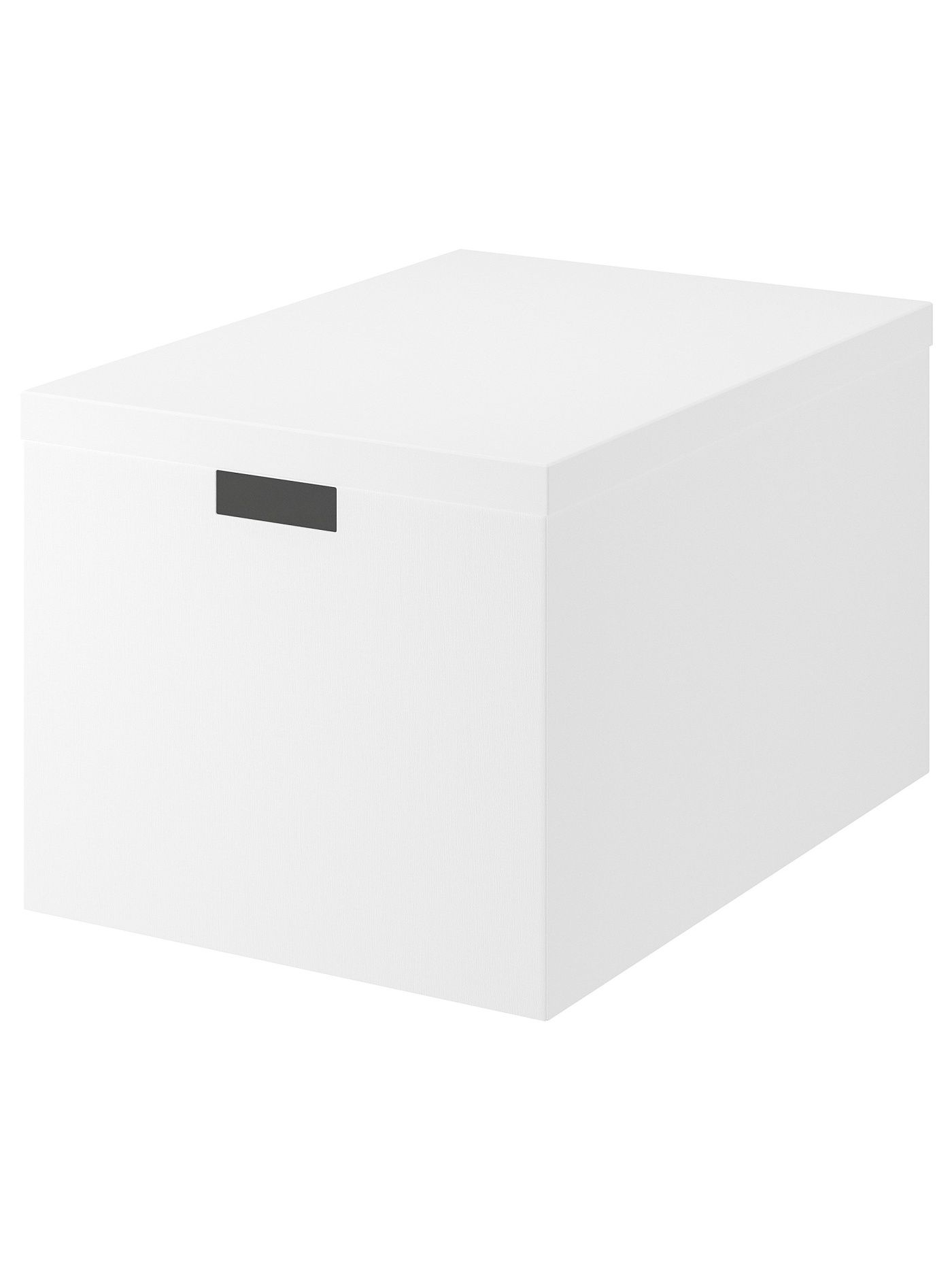 IKEA TJENA Органайзер для хранения вещей с крышкой, белый, 35x50x30 см