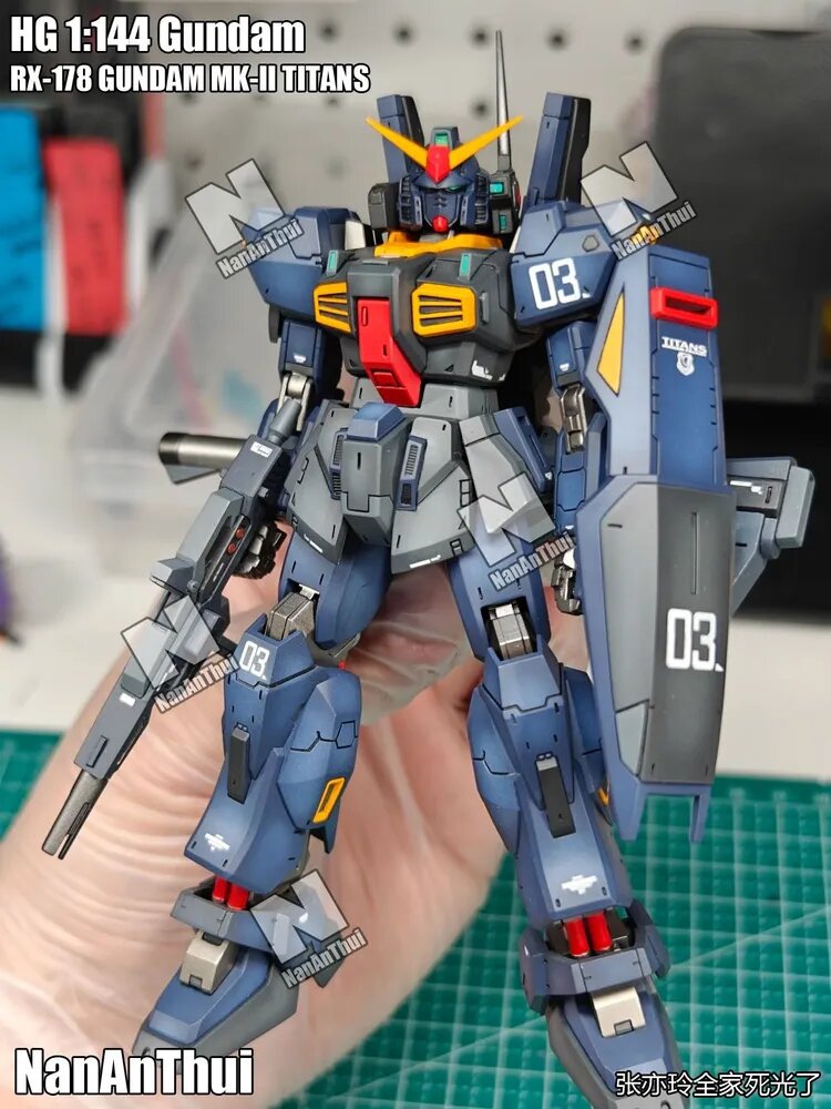 Сборная Игрушечная фигурка модель HG 1:144 RX-178 Gundam Mark-2, Высококачественная модель, Поставляется с бесплатными наклейками