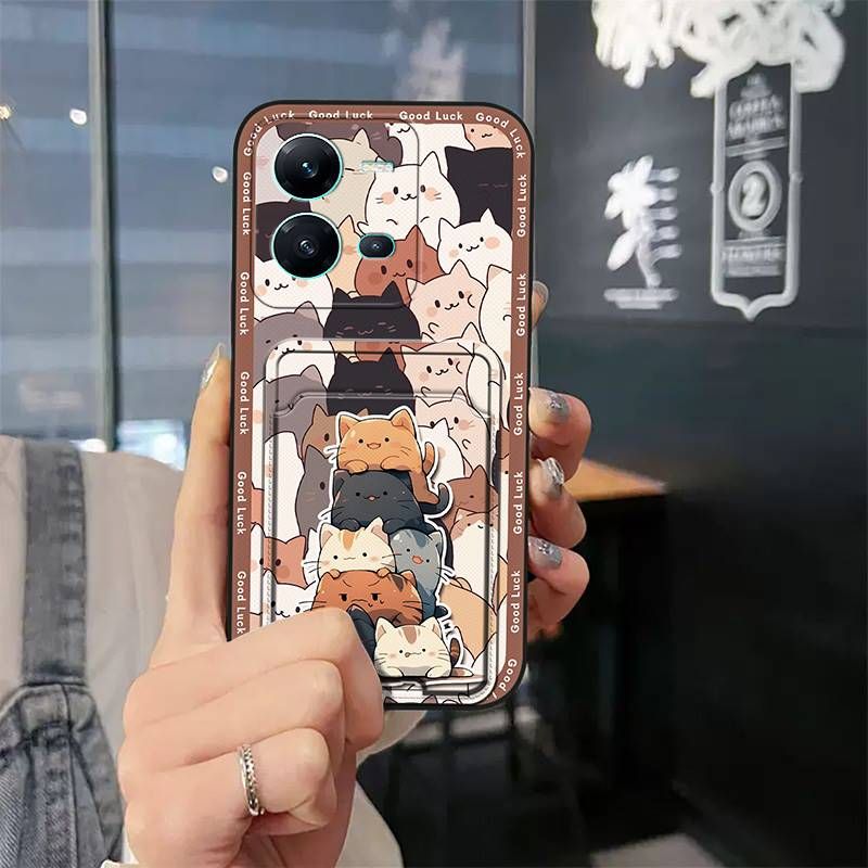 Чехол Lulumi для VIVO V25 5G/V25E 4G/X80 Lite, водонепроницаемый, модный, с рисунком граффити, мягкий, с защитой от грязи