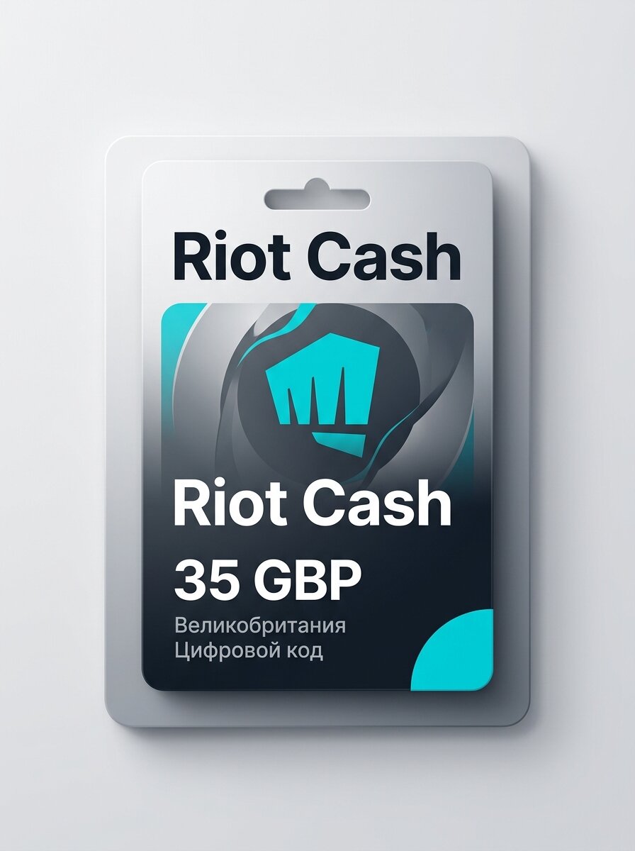 Подарочная карта Riot Cash GBP 35 для ПК, электронный ключ, регион Великобритания