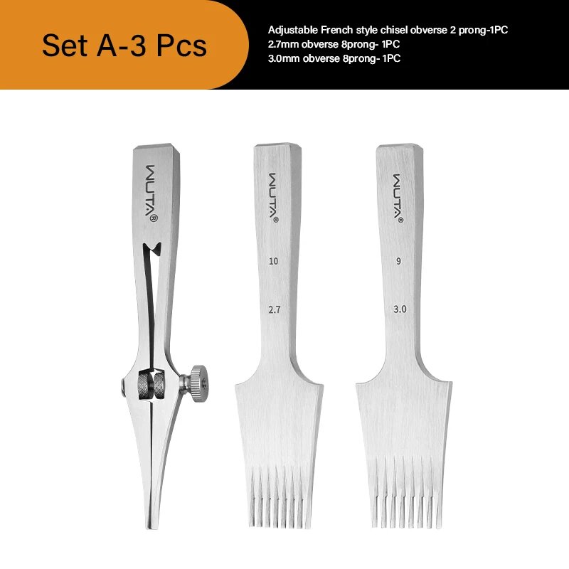 Пробойник для кожи WUTA Set A-3 Pcs