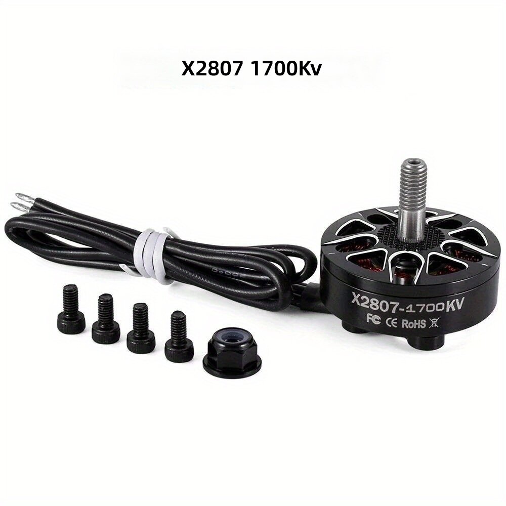 Бесколлекторный мотор X2807 1700KV 2-6S для FPV гоночных квадрокоптеров
