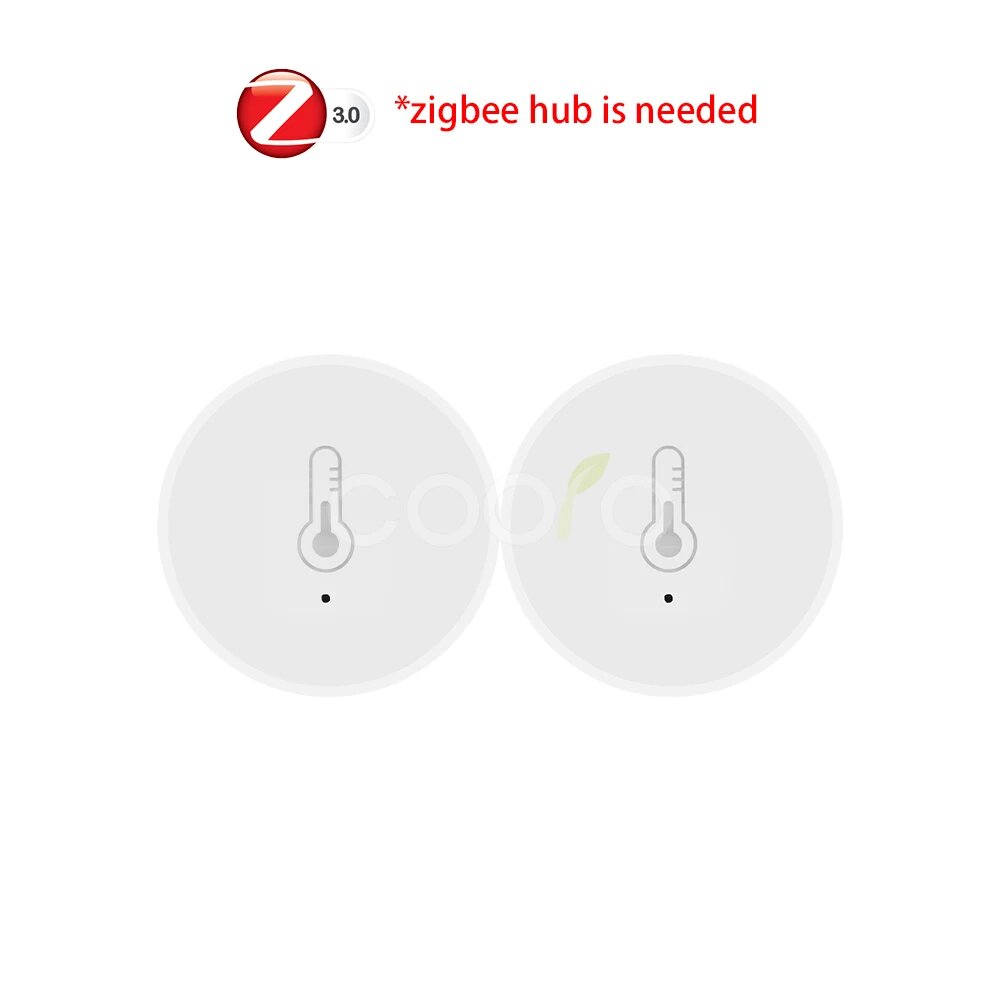 Датчик температуры и влажности coolo Zigbee 3.0 2PCS