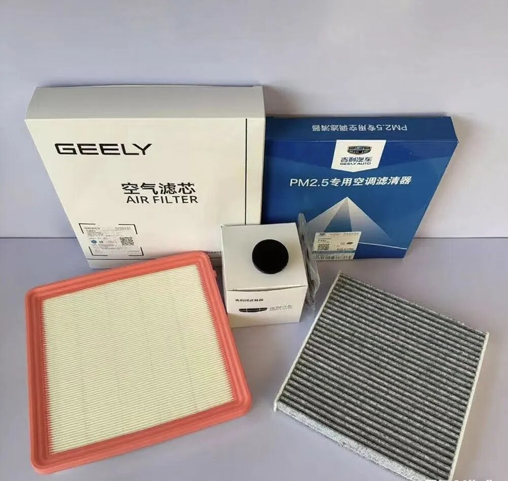 Комплект фильтров для ТО Geely Coolray 1.5T SX11 2019-2023 Belgee X50 2024-