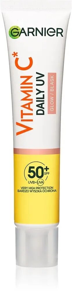 Garnier Vitamina C Daily UV nadaj cy blask - Сияющий жидкий крем с SPF 50+ , 40 мл.