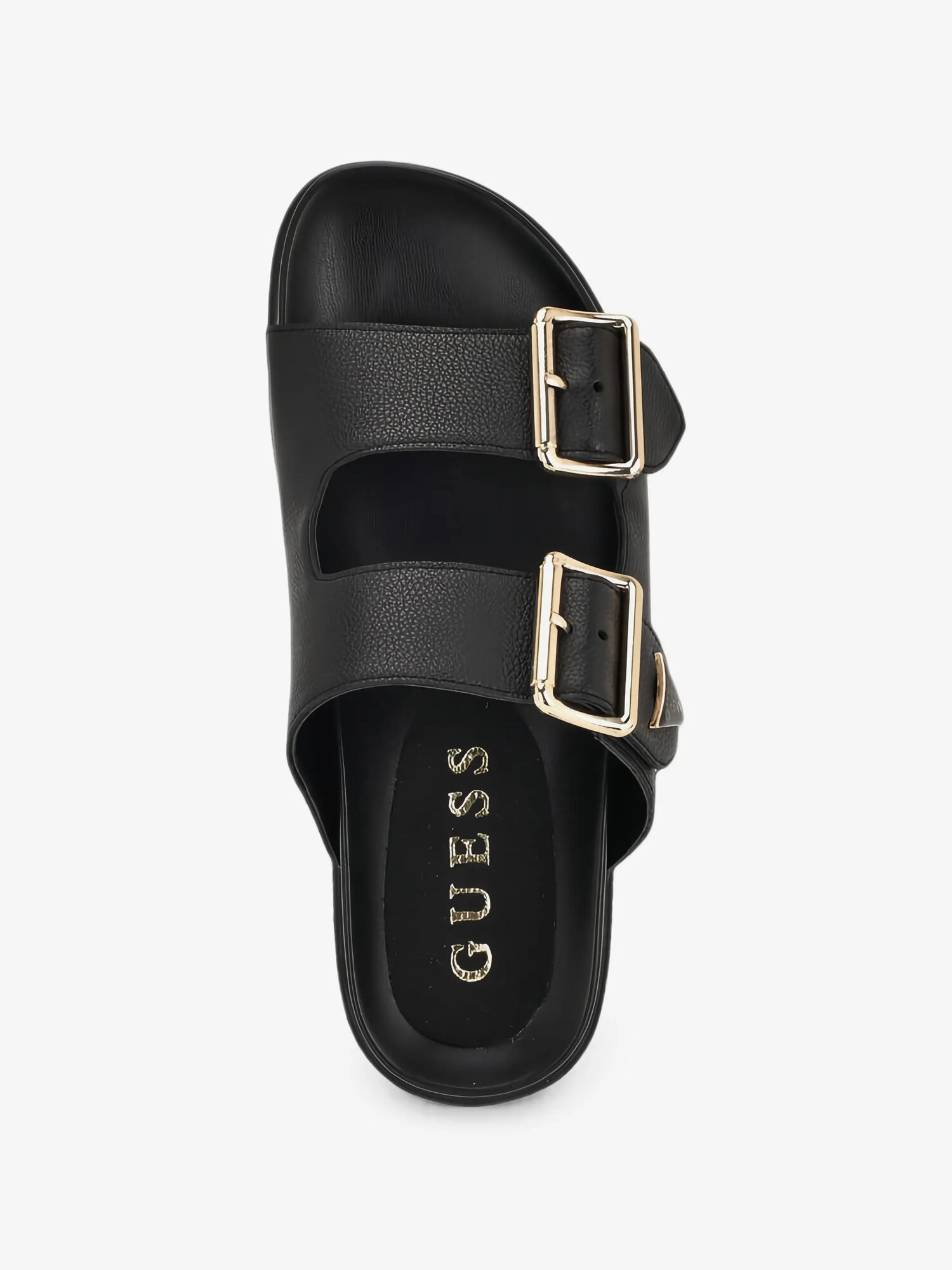 Босоножки GUESS Fasten buckled sandals, размер 10, черный — фото 1
