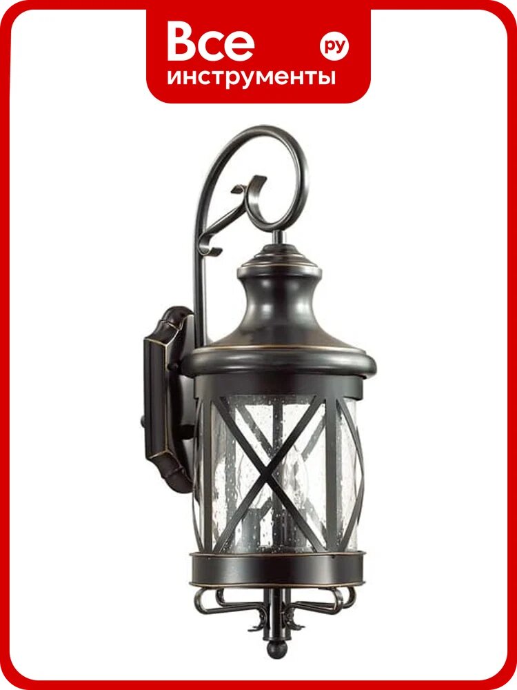 Уличный настенный светильник ODEON LIGHT, стекло E14 3х60W SATION 4045/3W