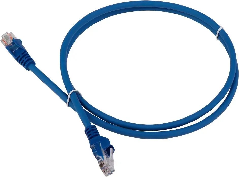 Патч-корд LanMaster вилка RJ-45, вилка RJ-45, кат.6, LSZH, 3м, синий