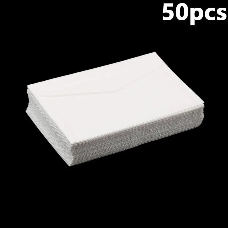 Прозрачные конверты для приглашений 4x6/6x6/7x10/8x10/10x10 см 50pcs 7x10cm