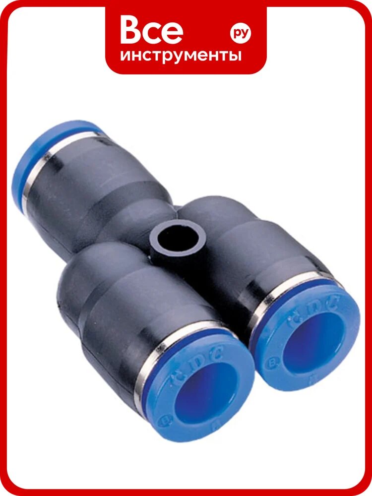 Фитинг Y-образный пластик 8 мм CDC Pneumatics PY 08N