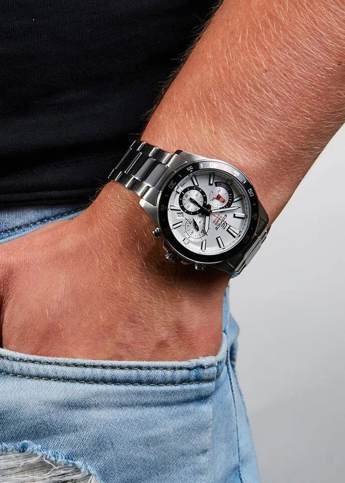 Наручные часы CASIO Edifice, стальной — фото 1