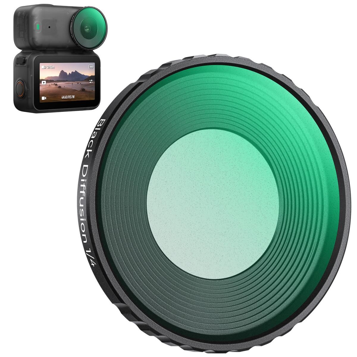 Светофильтр K&F Concept Black Mist 1/4 фильтр для DJI Osmo Nano, диффузионный светофильтр для камеры