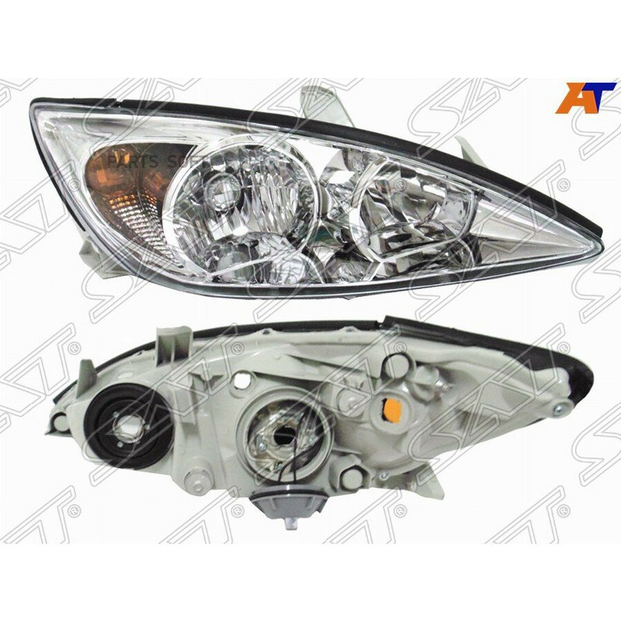 Фара Toyota Camry (XV30) 01-04 (Справа/ Галоген/ Ручная регулировка) от официального дистрибьютора, SAT, артикул ST21211C6R