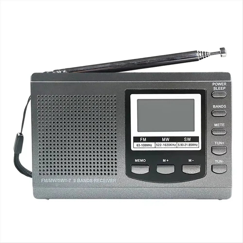 Портативный Радиоприемник FM/MW/SW Радио Стерео Приемник Аварийного Радио, А