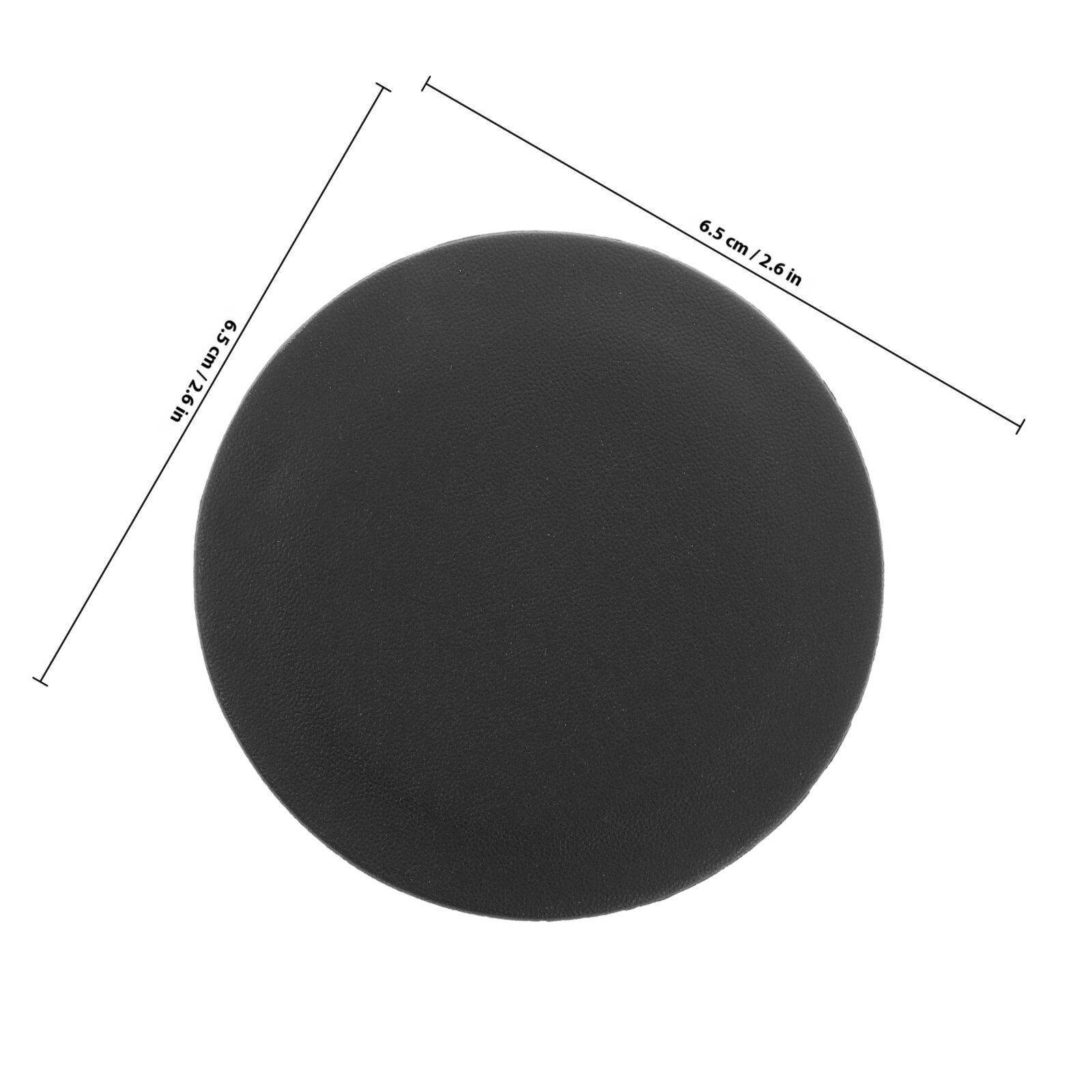 Чехол Для Прицепного Крюка Из Термостойкого Материала Размер 6.50X6.50X0.70Cm Цвет Черный