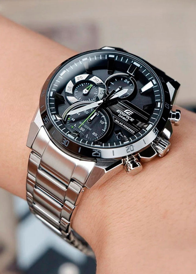Наручные часы CASIO Edifice, серебристый — фото 1