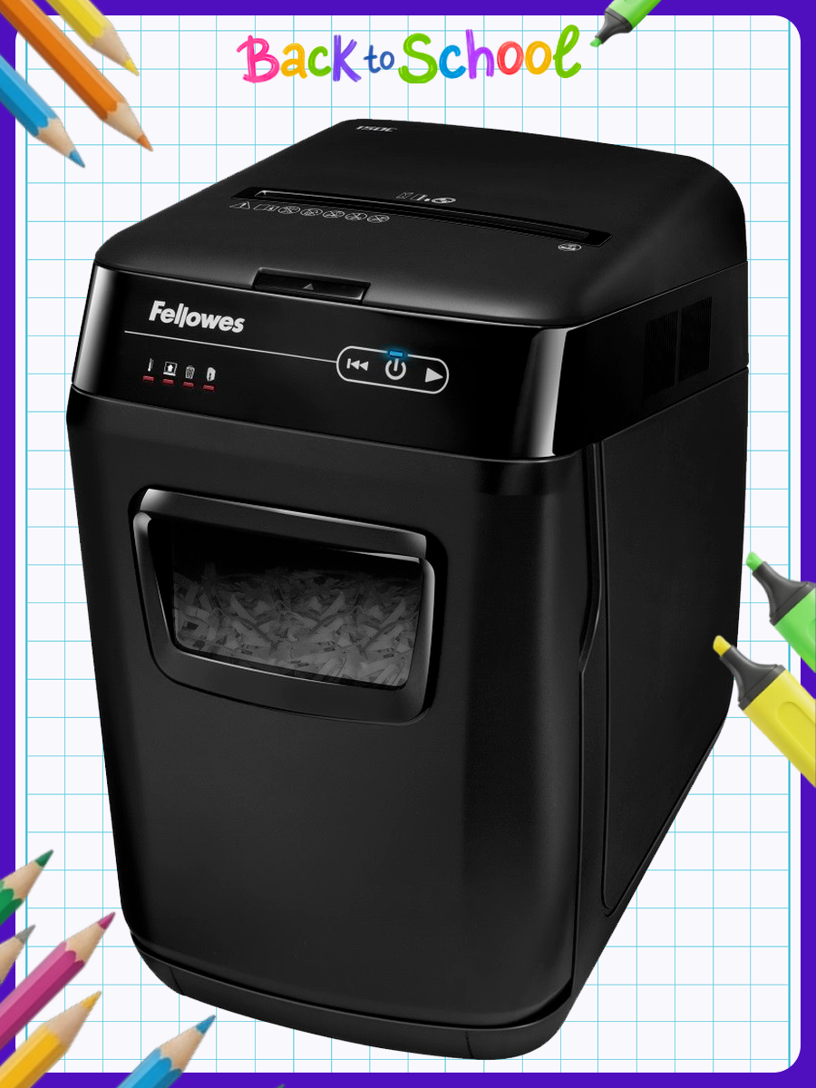Шредер FELLOWES AutoMax 150C (FS-46801), официальная гарантия