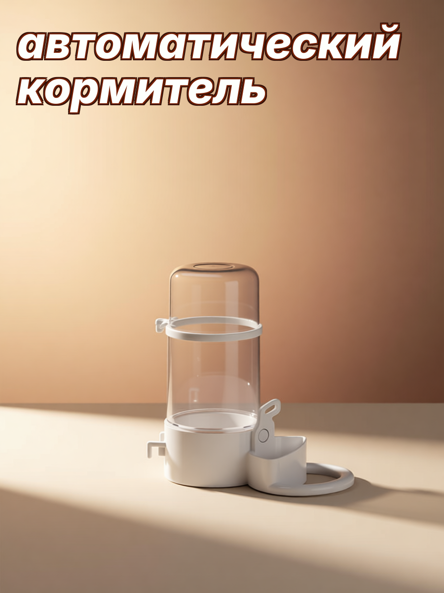 Прозрачный Автоматический Кормушка Для Маленьких Животных Белый 15 50X13 30X7 50Cm