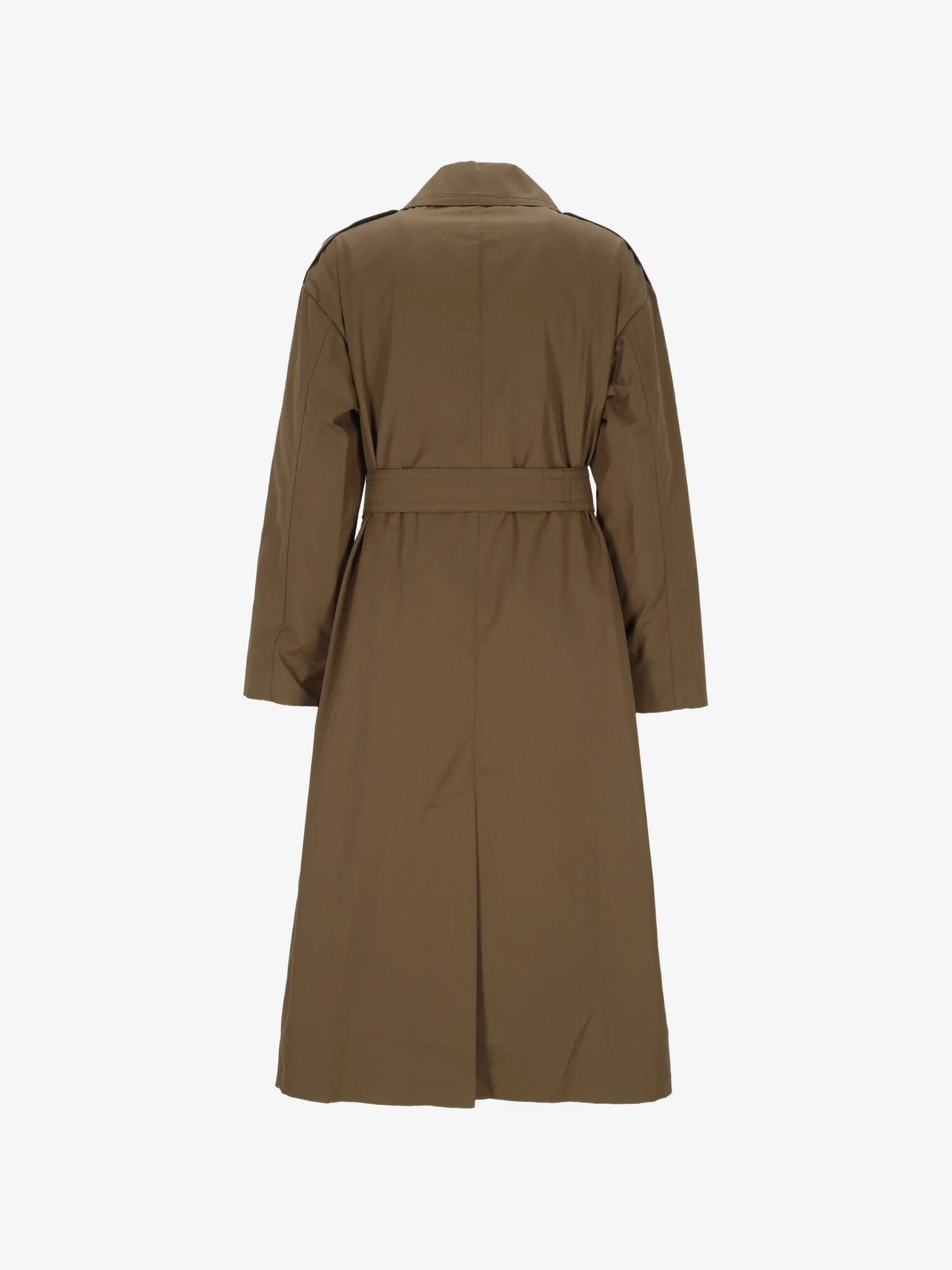 Пальто Max Mara Double-breasted belted coat, размер 44, коричневый — фото 1