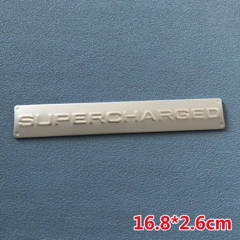 Алюминиевая эмблема для автомобиля: наклейки с логотипом Autobiography ULTIMATE F-SUPERCHARGEDsilver