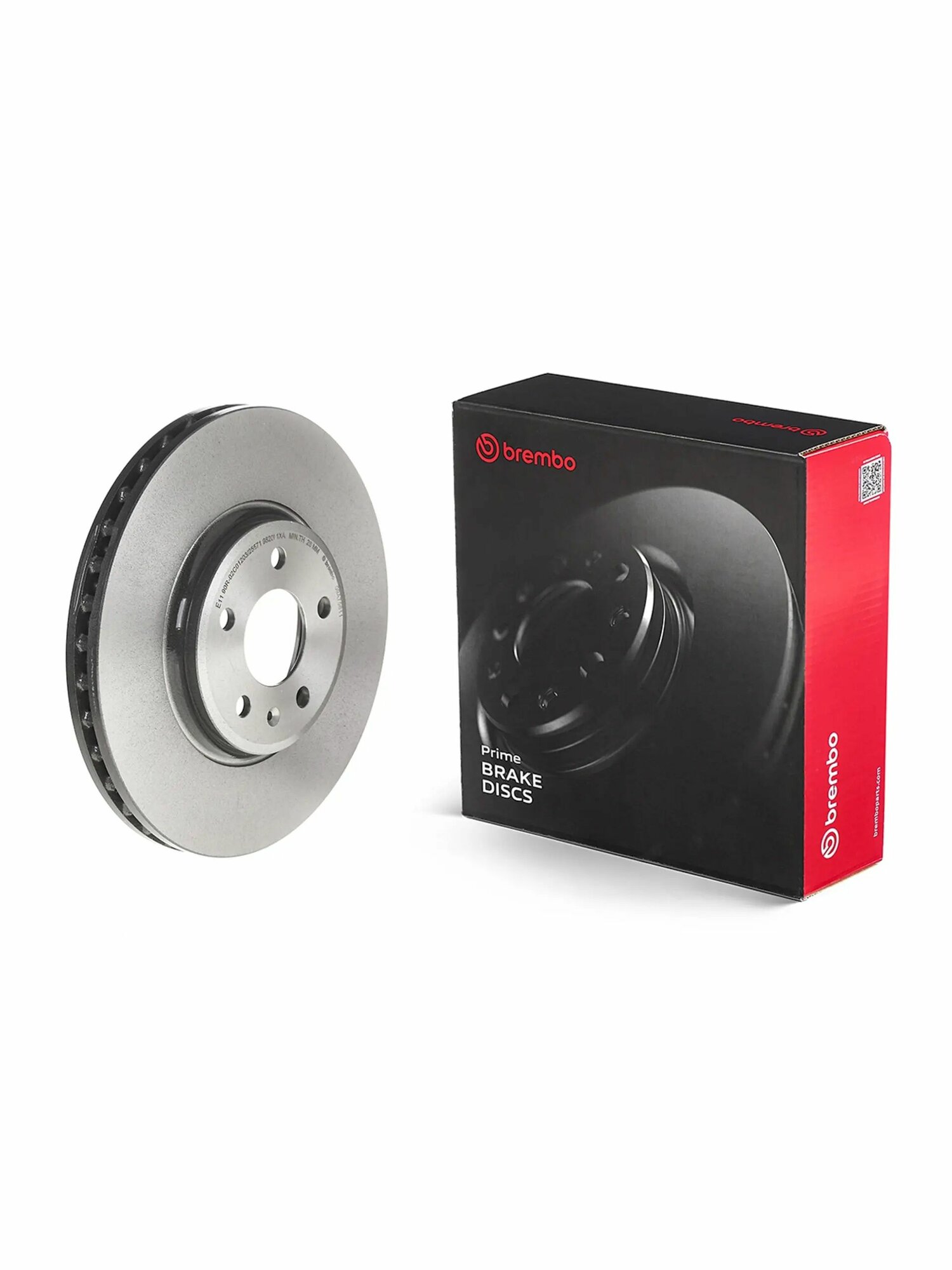 Диск тормозной вентилируемый передний BREMBO (09. A758.11) Prime UV Coated