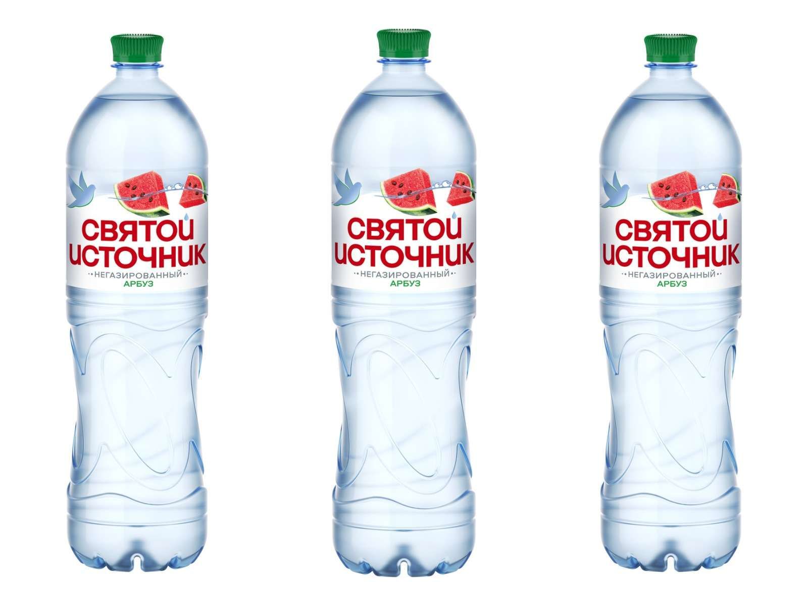 Святой Источник Вода арбуз негазированная, 1.5 л, 3 шт