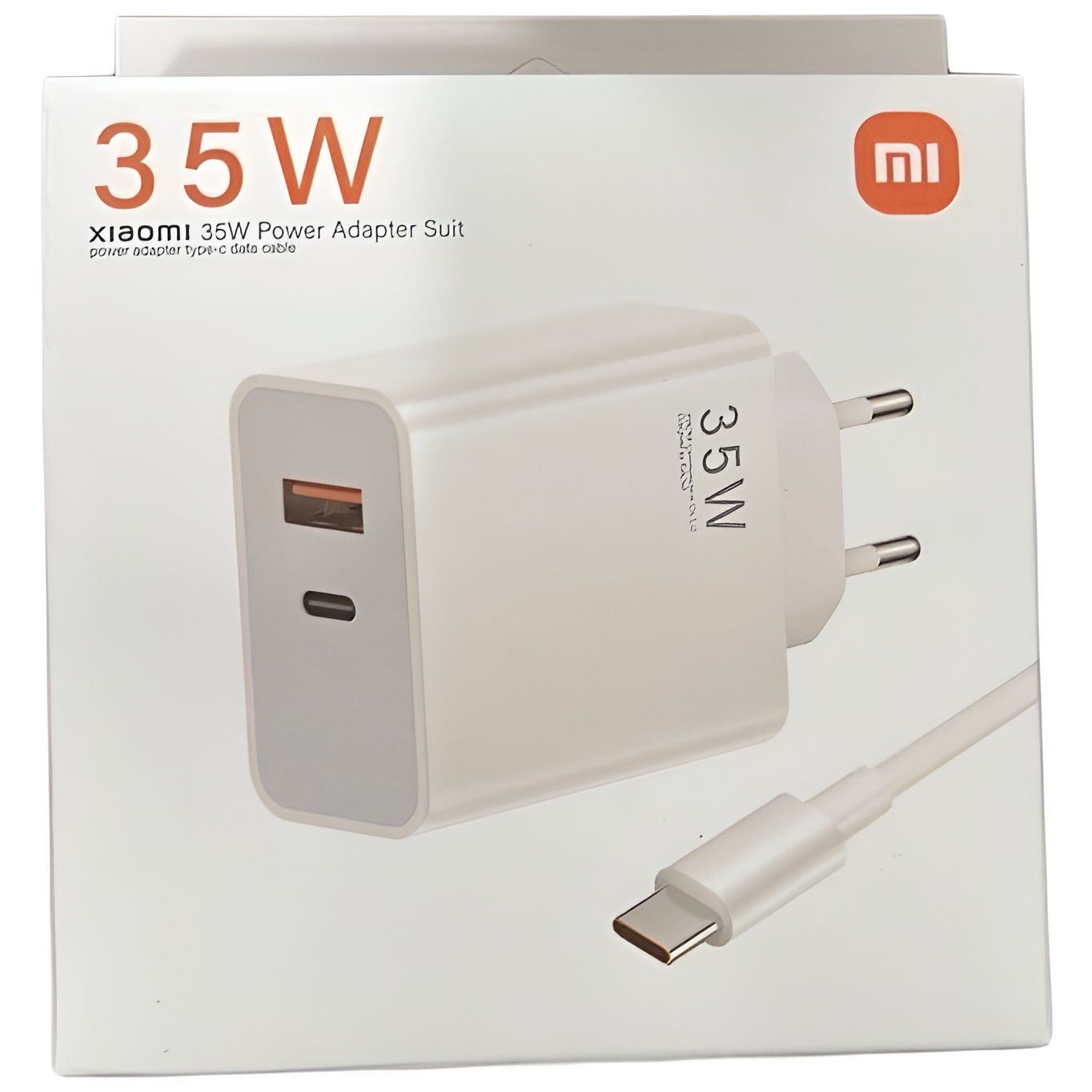 Зарядное устройство 35w для телефона type C два слота