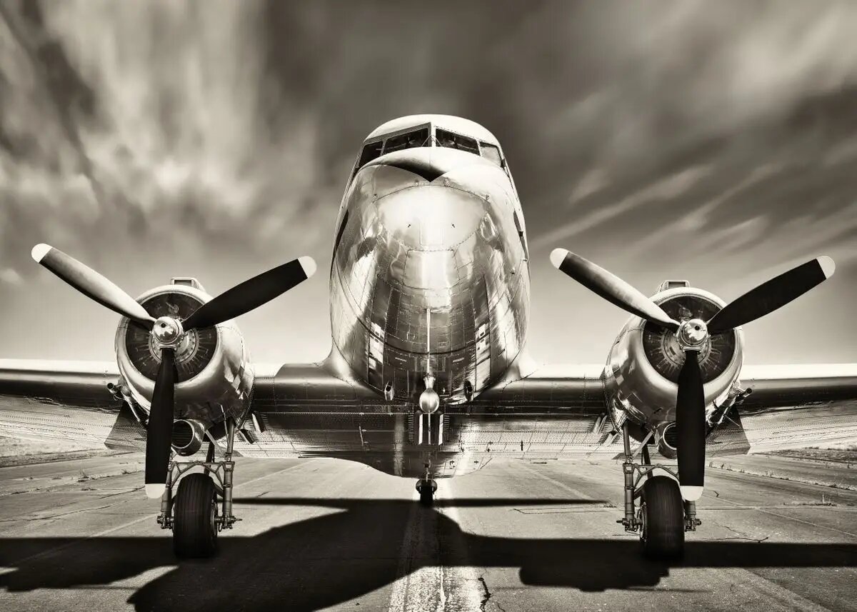 Vintage Aircraft Propeller Poster Prints Aviation Combat Aircraft Canvas Painting Wall Art Gift For Living Room Home Decor