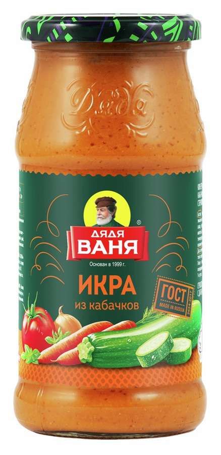 Дядя Ваня Икра кабачковая, 460 г