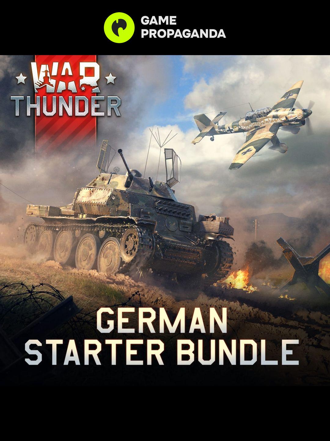Игра War Thunder - German Starter Bundle PS4, PS5 + 35 TRY на баланс PSN. Турция. Цифровая версия