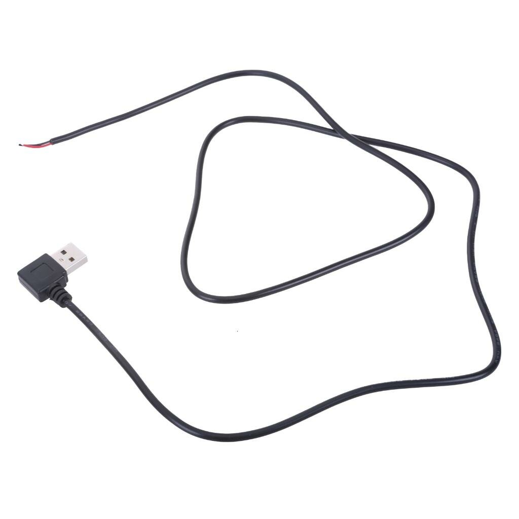 Кабель питания USB 22AWG 5V 30/100/200 см, 2m - локоть