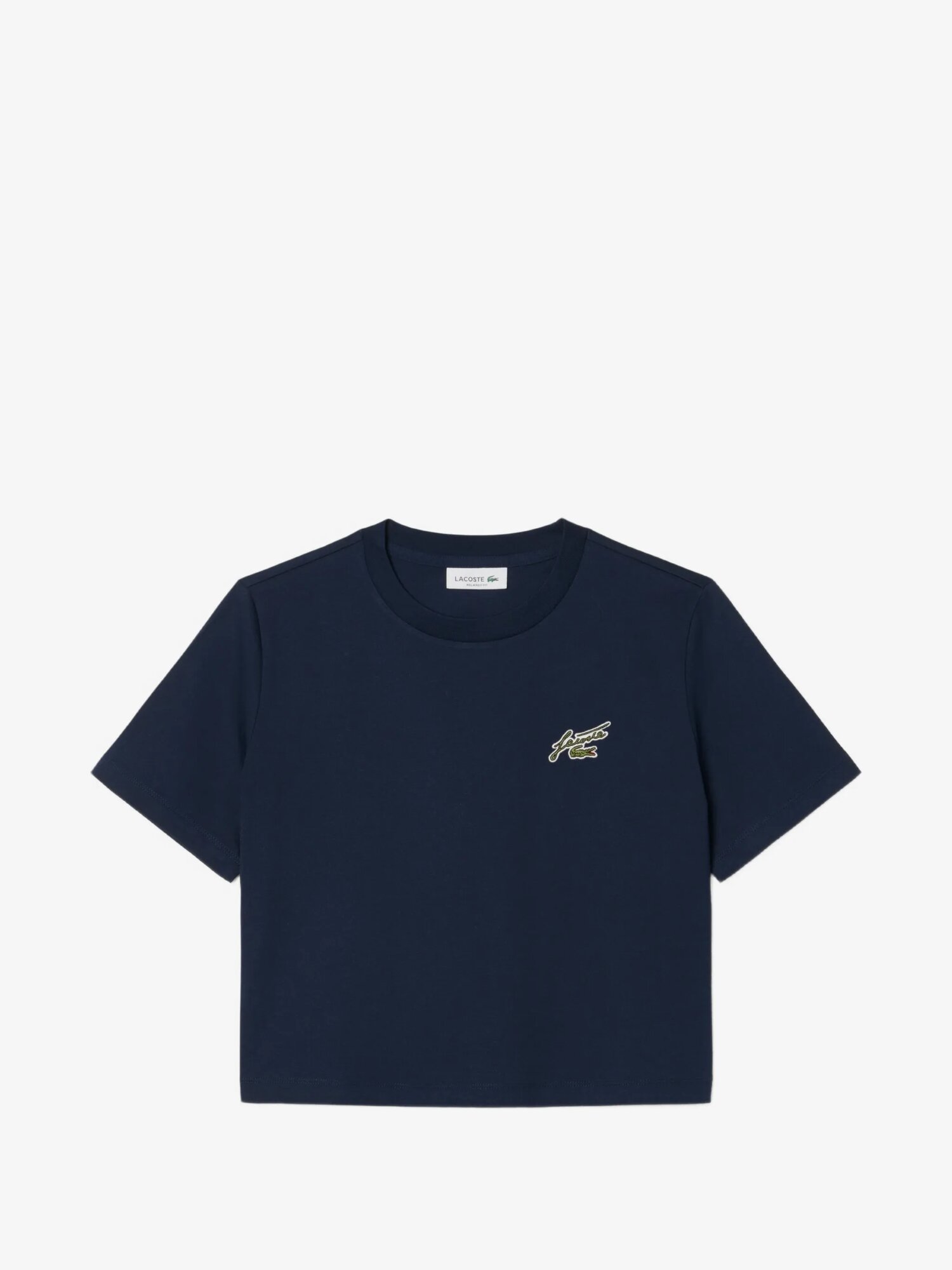 Футболка Logo-patch cropped T-shirt