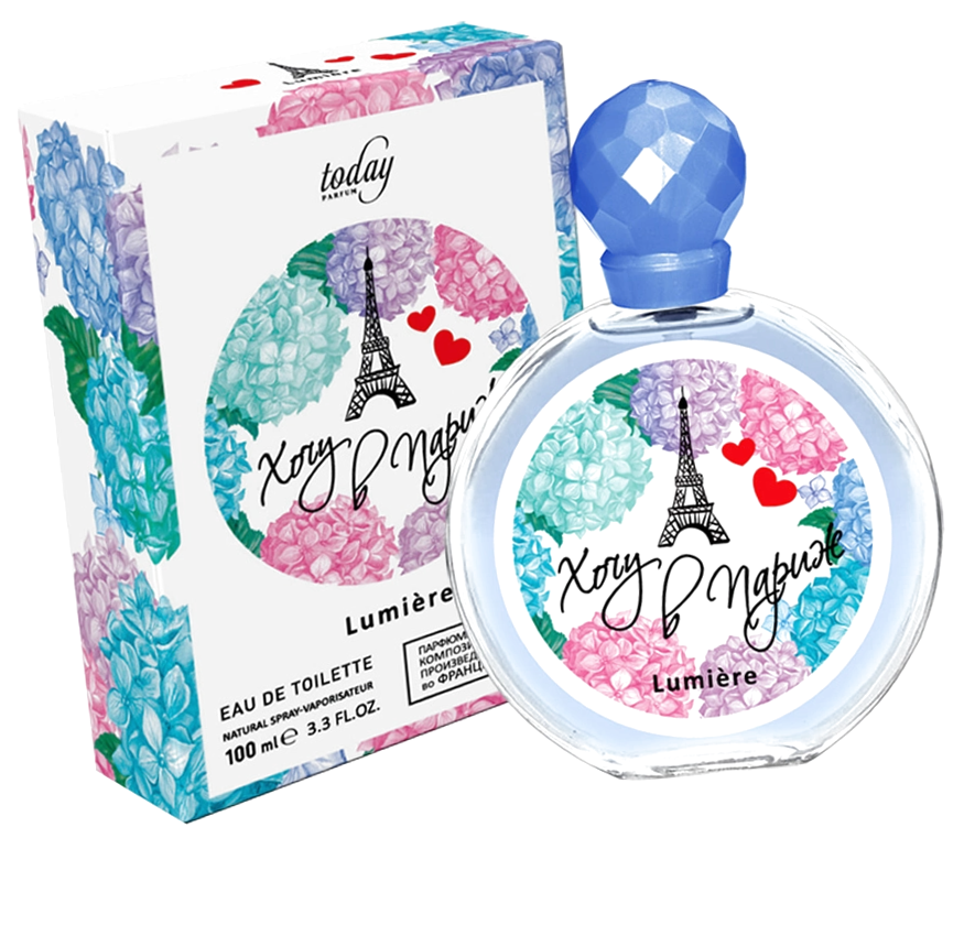 Туалетная вода Хочу В Париж Люмьере 100 мл - Delta Parfum Lumiere для женщин