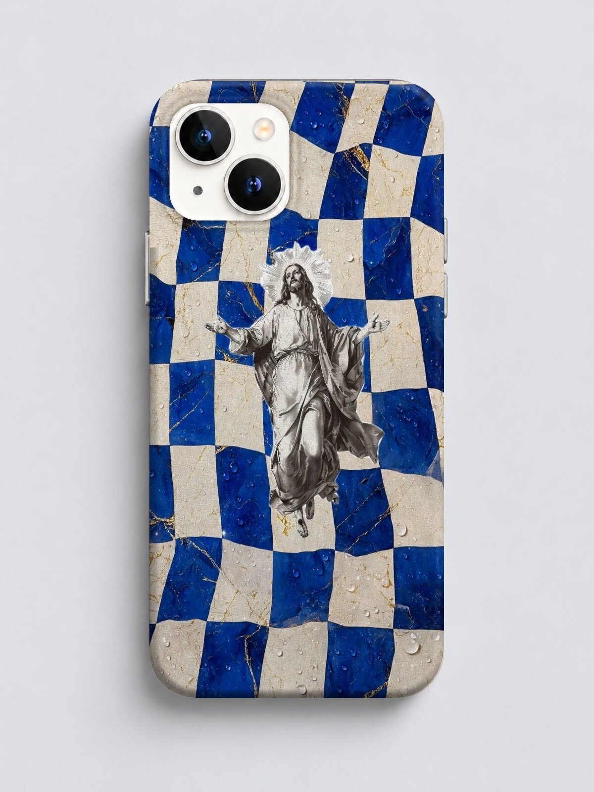 Силиконовый чехол на iPhone 14 Иисус Христос