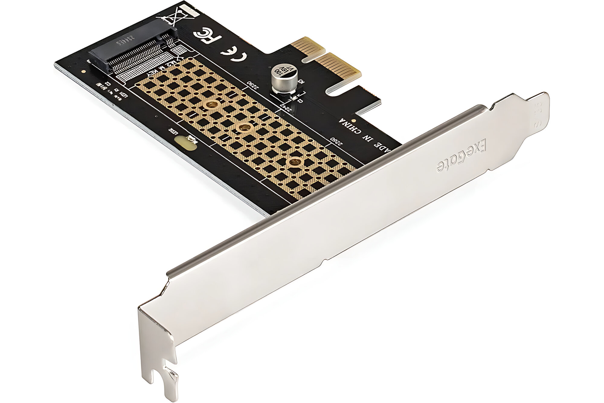 Переходник M.2 ExeGate EXE-597, SSD M.2 M key -> PCI-E x1 (EX296205RUS)